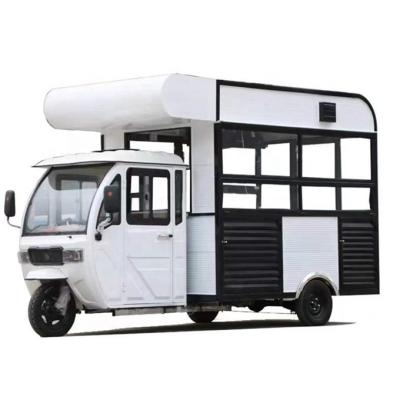 China Customizable 2022 Home Food Tricycle Cart Made of Carved Metal Plate and Stainless Steel for sale