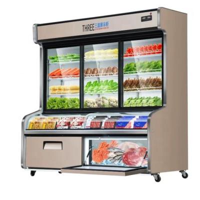 China R404a Refrigerant and 10 Degree Temperature Super Performance Refrigerator Freezer with Low Investment for sale