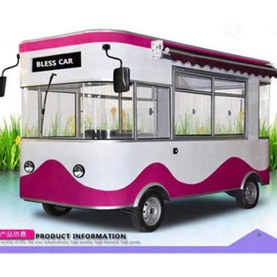 China Domestic Village Active Demand Double Side Open Tuk Tuk Food Cart for Canton Fair for sale
