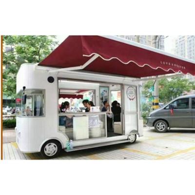 China Fiber Glass Stainless Steel Food Truck Trailer BLS-125A Customized Power for sale