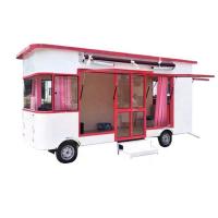 China Domestic Village Active Demand 600kg Fiber Glass Stainless Steel Shawarma Food Cart for sale