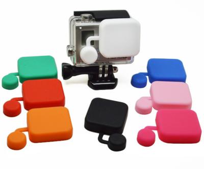 China Protective Silicone Camera Lens Caps For Extra Protection GoPro Hero 3+ , Hero 4 for sale