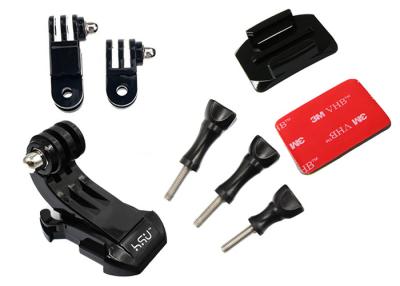 China Helmet Front Mount Sport Camera Kit with ABS Plastic + 3M adhesive for sale