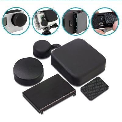 China GoPro Accessories Camera Lens Cover , Housing Lens Cover with Battery Door / Side Door for sale