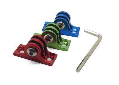 China CNC Alum Flat Bottom Tripod Camera Mount Adapter For Gopro Hero / Sport Camera Accessories for sale