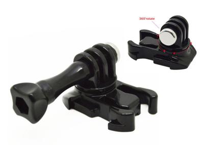 China 360 - Degree Turntable Quick Release Buckle Action Camera Accessories Black for sale