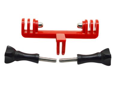 China Handle Grip Monopod Camera Mount Adapter / Double Dual Sport Camera Holder for sale