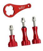 China Red Aluminum Wrench and Gopro Thumb Screw , GoPro Camera Accessories for sale