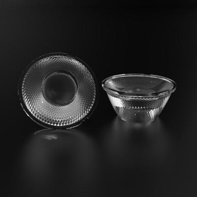 China 10° Narrow Viewing Angle PMMA COB Lens with 93% Efficiency for Spot Light and Down Light for sale