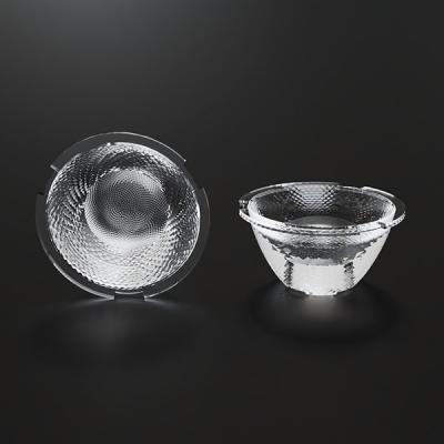 China High Efficiency 93% PMMA TIR Lens for Smart Control Lighting with Color Mixing for sale