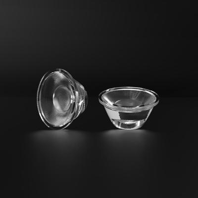 China PMMA Material COB Lens with 50° Viewing Angle and 93% Efficiency for Downlight and Spot Light Applications for sale