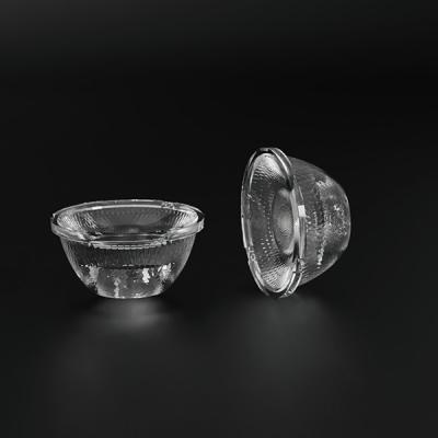 China 50° Wide Viewing Angle COB Lens with PC Material and 88% High Lighting Efficiency for Spot Lights for sale