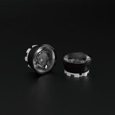 China High Efficiency 93% 50 Degree Beam Angle PMMA COB LED Lens for Hotel Down Light for sale
