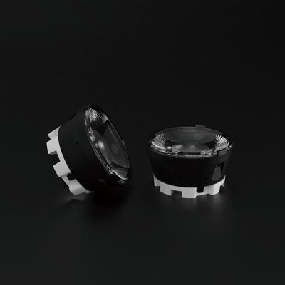 China 50° Wide Angle PMMA TIR Lens for COB LED with 93% Efficiency for Ceiling and Spot Lights for sale