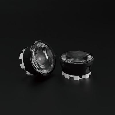 China 10° Narrow Angle PMMA LED Lens with 93% Efficiency for COB and TIR Optics in Tracking Lights for sale