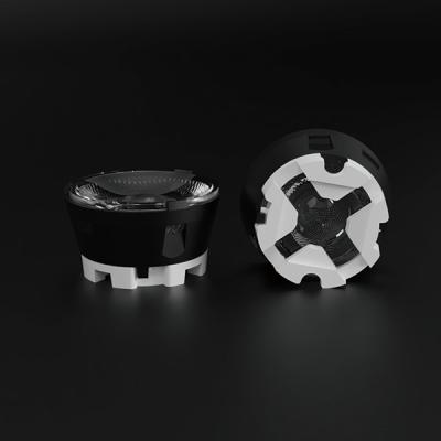 China 15° Narrow Beam LED Lens with 93% Efficiency and PMMA Material for COB Light Sources for sale