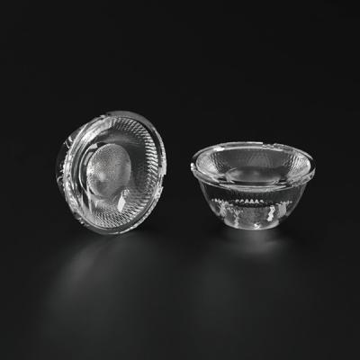 China 15° Narrow Viewing Angle LED Spotlight Lens with 93% High Efficiency and PMMA Material for COB Light Sources for sale