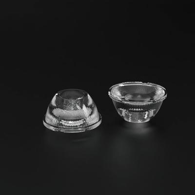 China 50° Wide Angle PMMA TIR Lens for Downlight with 93% Efficiency and Rohs Certification for sale