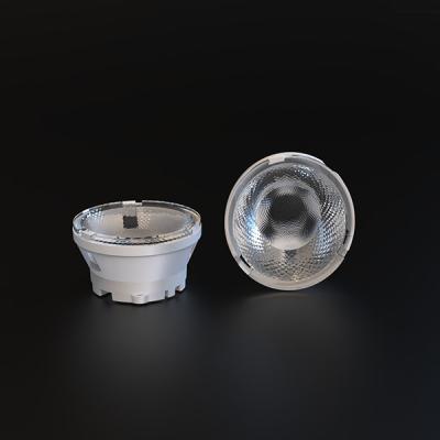 China 15 Degree Viewing Angle COB LED Lens with 93% Efficiency and PMMA Material for High Performance Lighting for sale
