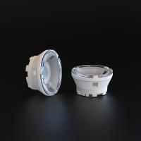 China High Performance 29mm Diameter LED Lighting Lens with 88% Efficiency and RoHS Certification for sale