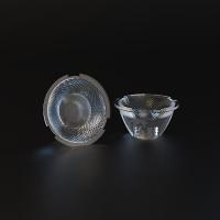 China Diameter 45mm PMMA Material LED Lens with 93% Efficiency and 15° Beam Angle for Smart Control Lighting for sale