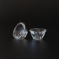 China No Color Drift PMMA LED Lens with 50 Degree Downlight and 93% Efficiency for RGBW Mixing for sale