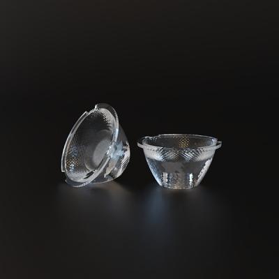 China No Color Drift PMMA LED Lens with 50 Degree Downlight and 93% Efficiency for RGBW Mixing for sale