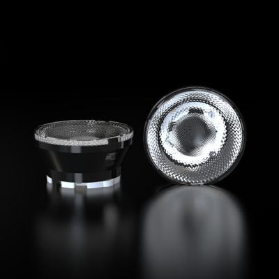 China 36° Viewing Angle TIR Lens with PC Material and 88% Efficiency for Wall Washer COB LED Applications for sale