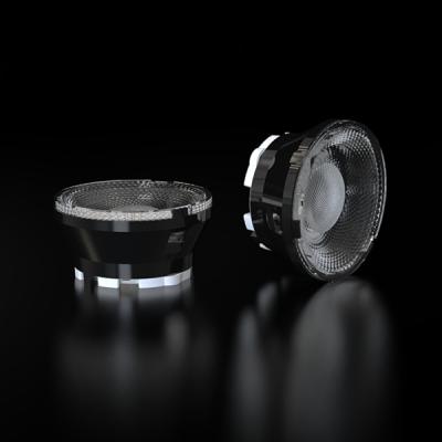 China PC Material TIR Lens for Wall Washer with 60° Beam Angle and 88% Efficiency for COB LED for sale