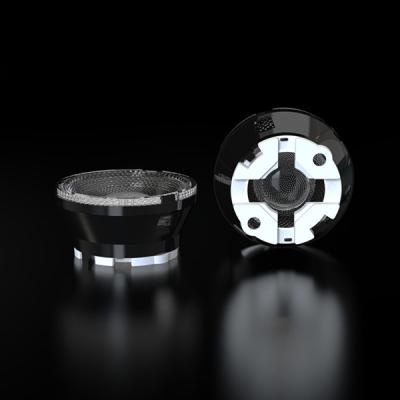 China 15° Beam Angle PC COB LED Lens with 88% Efficiency for Recessed Lamps and Downlights for sale