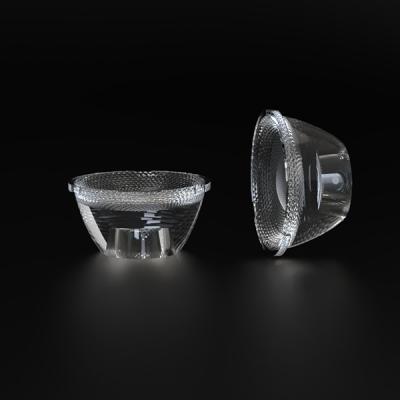 China 40mm Diameter PC Material TIR Lens with 50° Anti-Glare for Wash Wall Lamp and COB LED Light Sources for sale