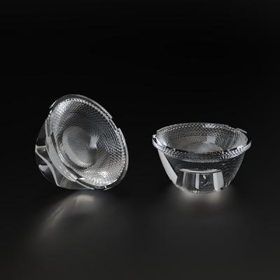 China High Efficiency 60 Degree 50mm Diameter TIR Optic LED Lens for COB Spotlights for sale