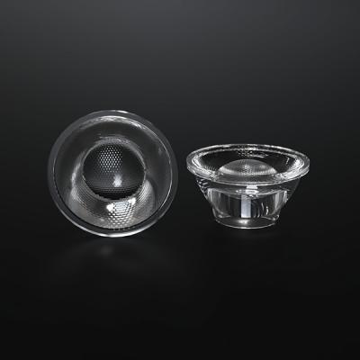 China 29mm Diameter PMMA TIR COB LED Lens with 93% Efficiency and VA 15 Anti-Glare for Hotel Downlight for sale