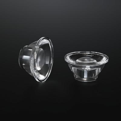 China VA 36 Anti Glare Heat Resistant TIR COB Lens with 93% Efficiency for LED Spotlights for sale
