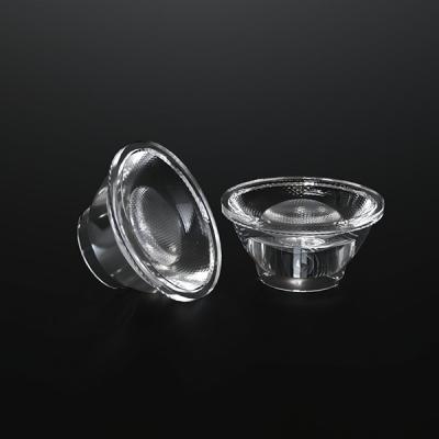 China 29mm Diameter Anti-Glare PMMA TIR COB LED Lens with 93% Efficiency for Wall Washer for sale