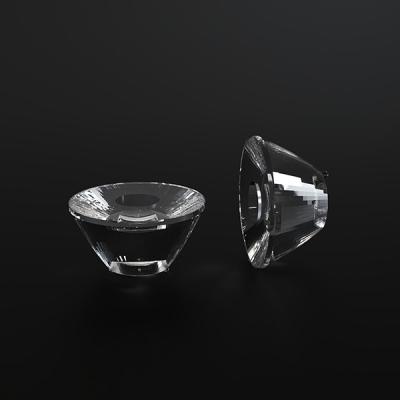 China 8 Degree Viewing Angle PMMA Material COB LED Lens 35mm Diameter for Recessed Light for sale