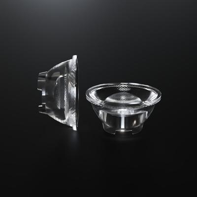 China 15 Degree PMMA TIR LED Optical Lens for COB LED 35mm Diameter Down Light for sale