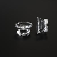 China COB LED Lens 45mm Diameter 15 Degree Beam Angle Constructed from PMMA Material Suitable for Hotel Lighting Fixtures and Indoor for sale