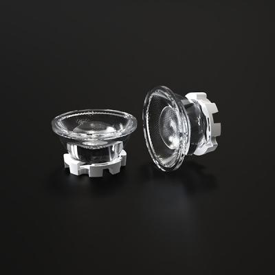 China 24 Degree Viewing Angle COB LED Lens with Low Glare and 93% Efficiency for Lighting Fixtures for sale