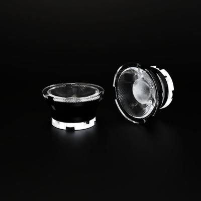 China Match Luminus COB LED Lens with Narrow Beam Angle PMMA Material for Low Glare Lighting for sale