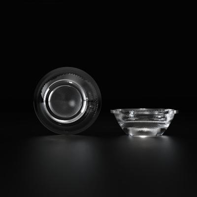 China 45 Degree Viewing Angle PC Material COB Lens with 88% Efficiency for Hotel Down Light for sale