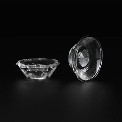 China 60 Degree Wide Angle SMD LED Lens with PC Material and 88% Efficiency for Downlights for sale