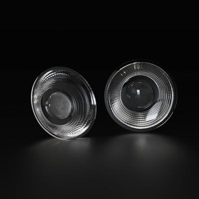 China 55mm Diameter 60 Degree PC Material LED Lens for Wide Angle SMD LED Applications for sale