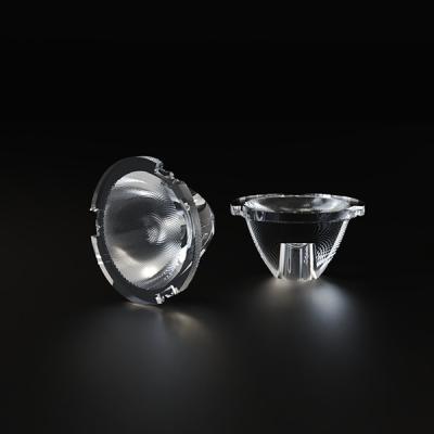 China Anti-Glare 23mm Diameter LED Lighting Lens with 36 Degree Viewing Angle for Linear Spot Lamp for sale