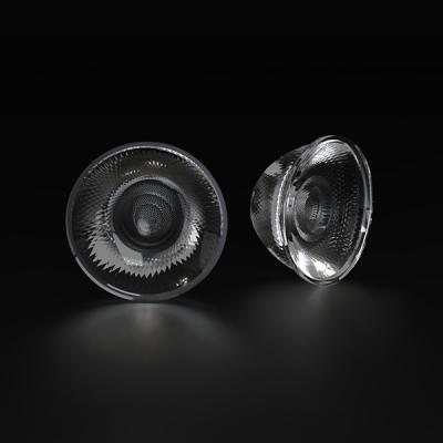 China 45mm PC Material LED Lens with 15° Narrow Beam and 88% Efficiency for Restaurant Recessed Lighting for sale