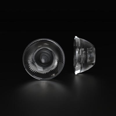 China Free Glare 45mm Diameter PC LED Lens with 88% Efficiency for Restaurant Tracking Light for sale