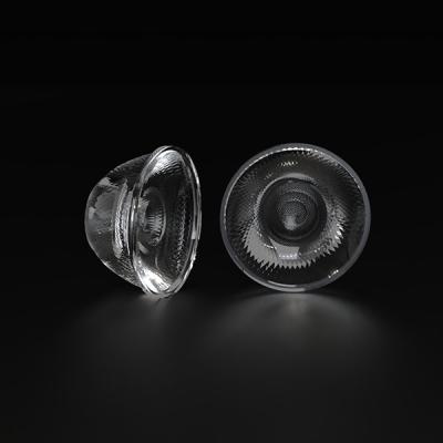 China Low UGR LED Lens 45mm Diameter PC Material for Restaurant Tracking Light for sale