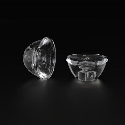 China 50mm High Efficiency 88% Free Glare LED Spotlight Lens with 24° Beam Angle for COB LEDs for sale