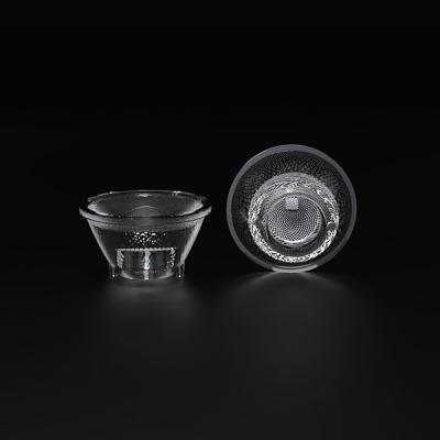China DOB LED Optic Lens with 37 Degree Beam Angle PC Material for Hotel Recessed Light 88% Efficiency for sale