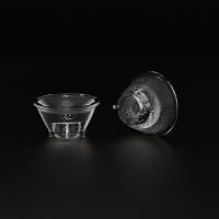 China DOB LED Optic Lens with 37 Degree Beam Angle PC Material for Hotel Recessed Light 88% Efficiency for sale